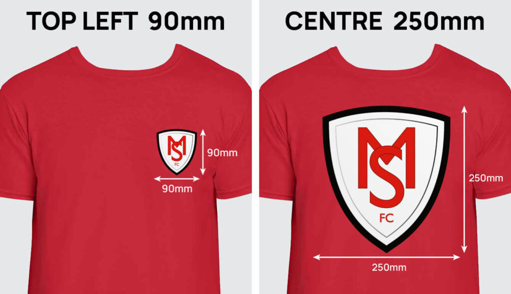 Custom Printed T-Shirts - Your Football Club